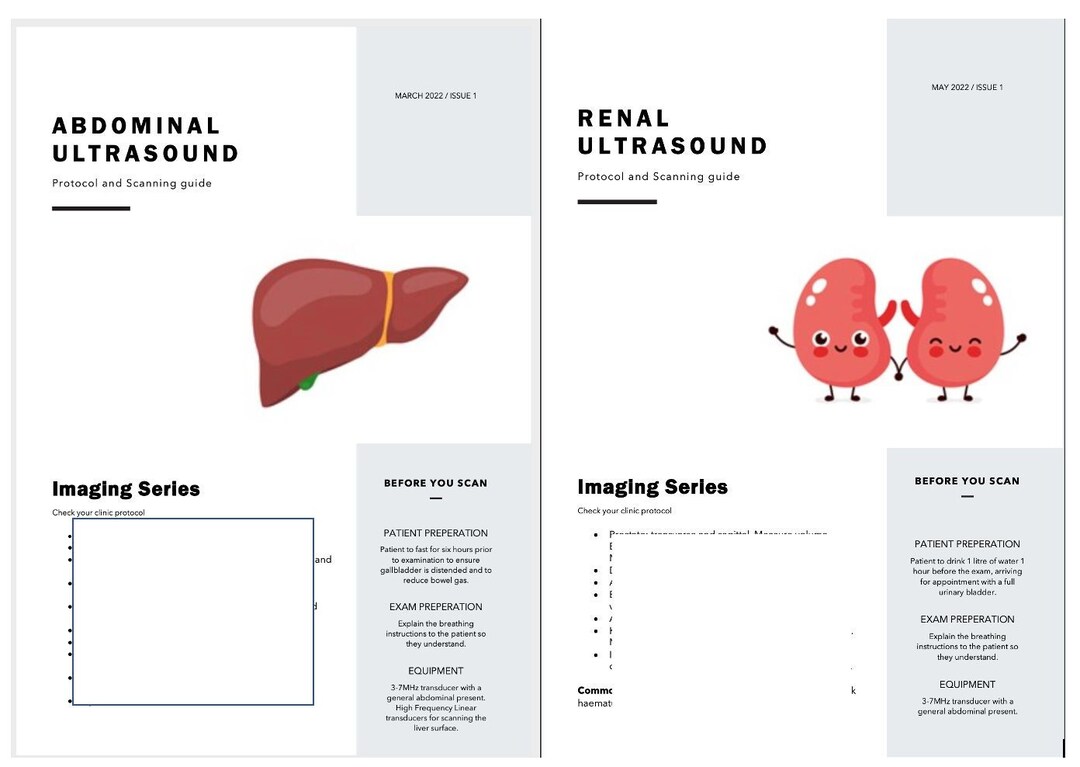 BUNDLE: Abdominal and Renal Ultrasound Protocol and Scanning Guide - Etsy