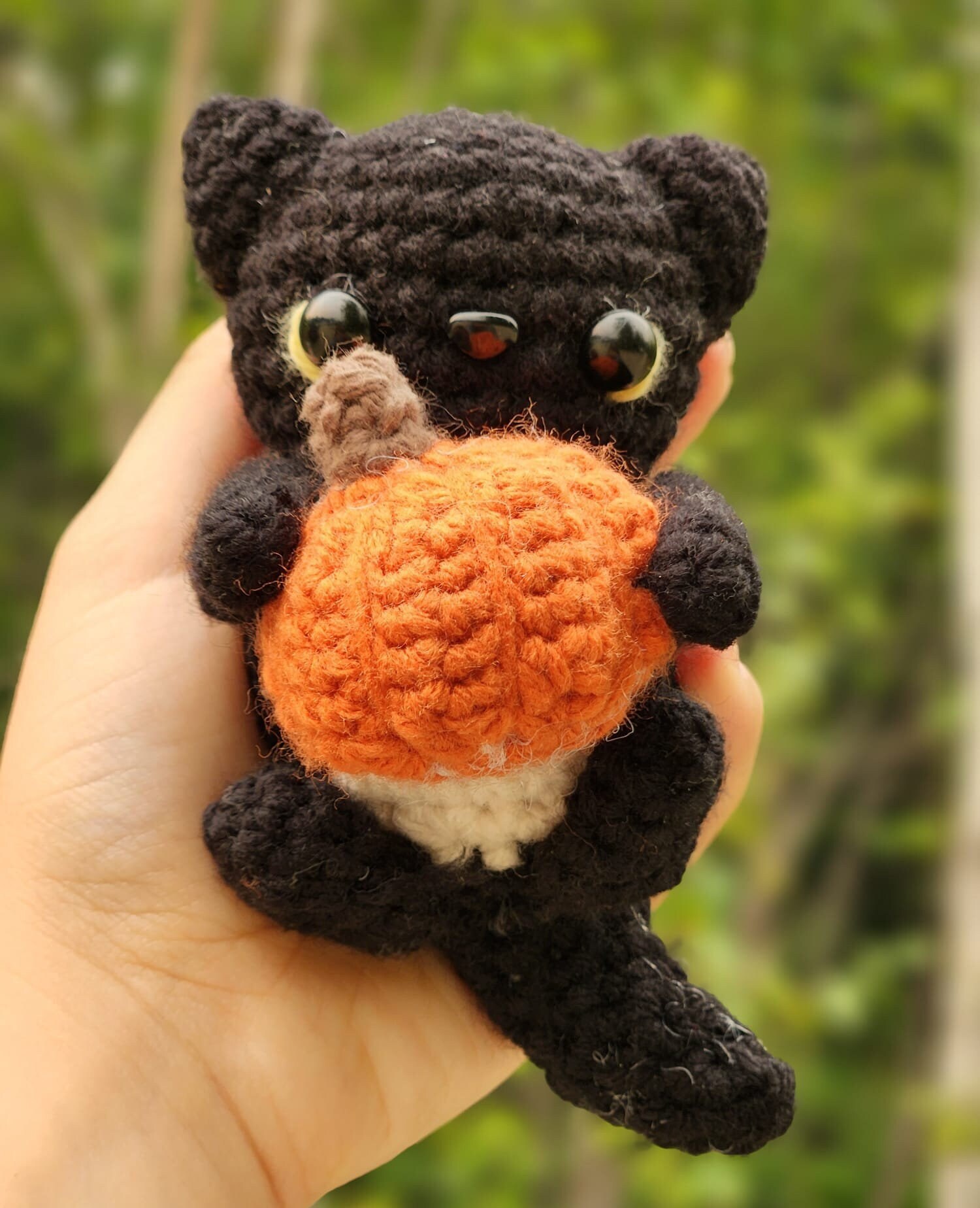 Black Cat Crochet Pattern, Digital Download, Autumn Kitty, Crochet ...