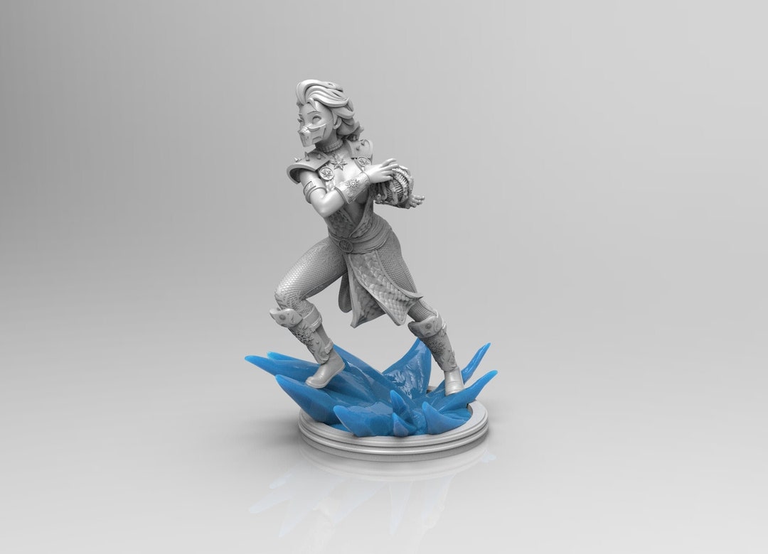 Frozen Elsa Sub Zero Mortal Kombat STL 3D Print | Gaming Digital ...