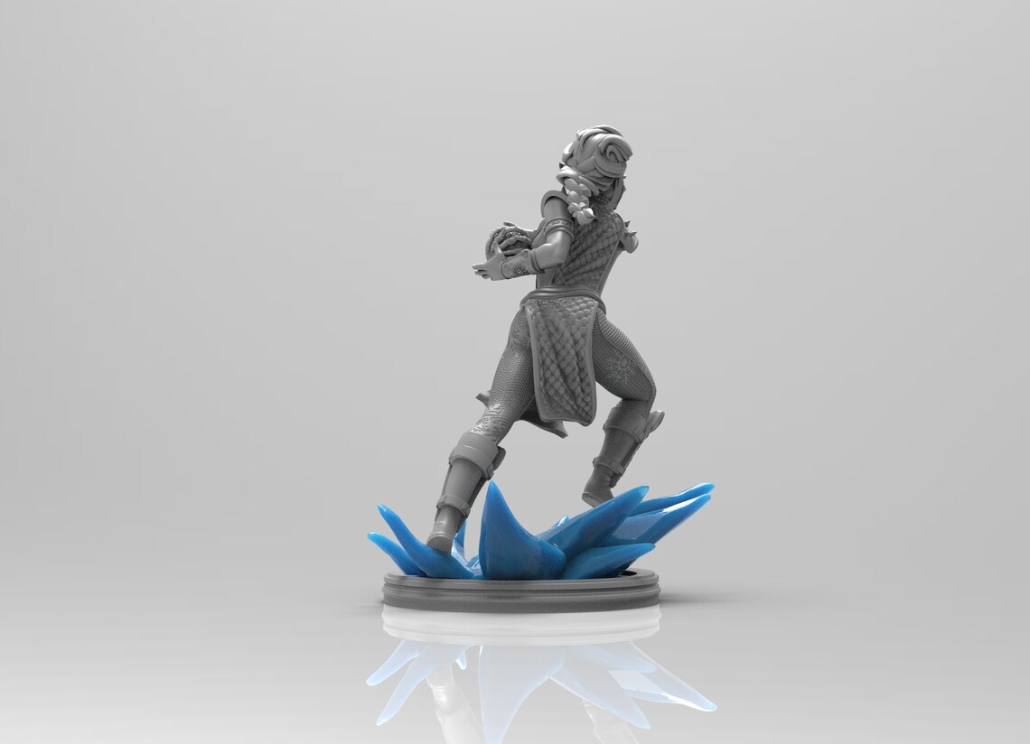 Buy Frozen Elsa Sub Zero Mortal Kombat STL 3D Print Gaming Online in ...