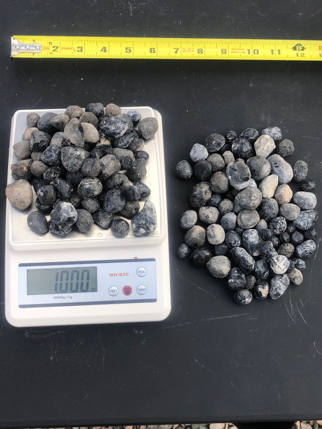 1lb Apache Tears- Superior, AZ High Grade Obsidian Translucent Tumbling ...