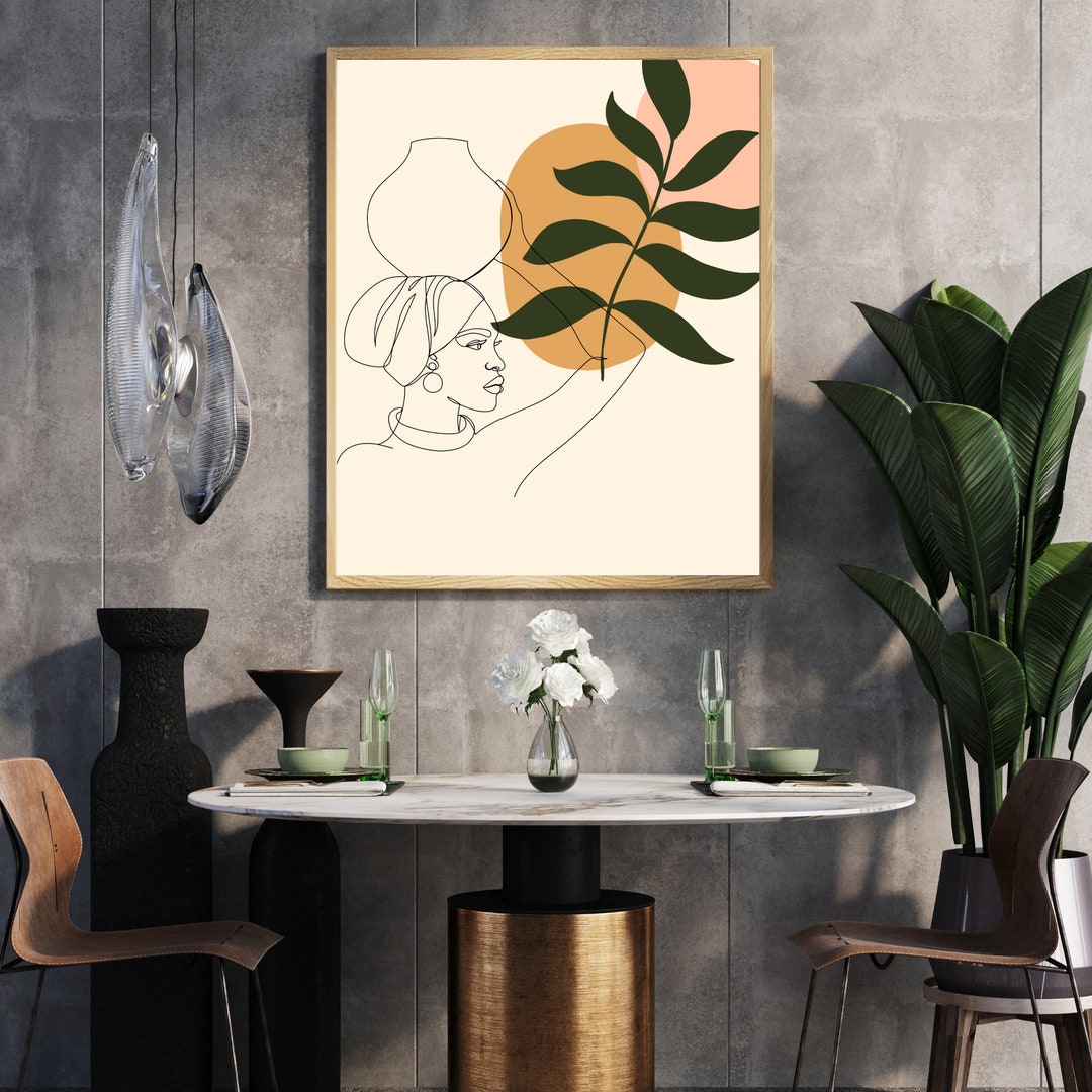 Instant Download Rural Girl Art, Printable Art,wall Art, Decor, Digital ...