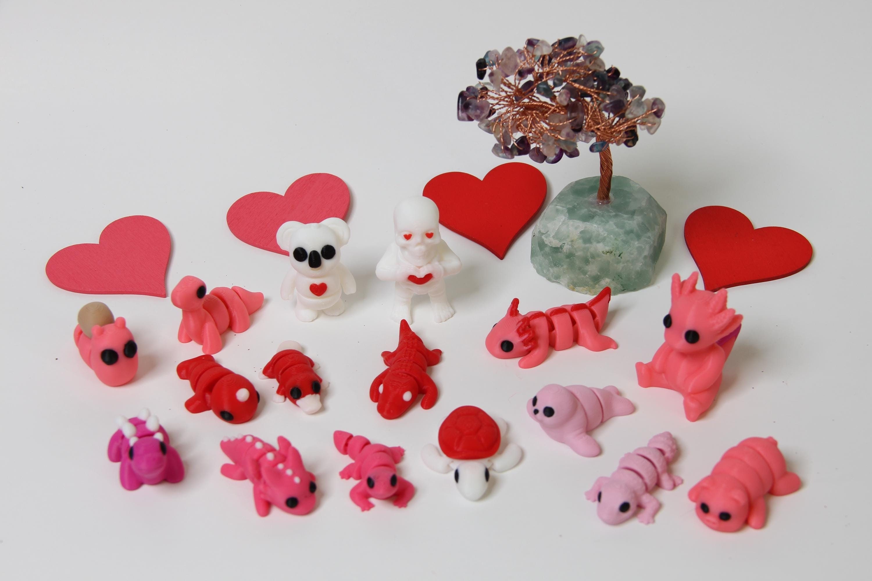 3D Printed Valentines Fidget Toys, Cute Valentine Desk Toy Gifts, Toy ...