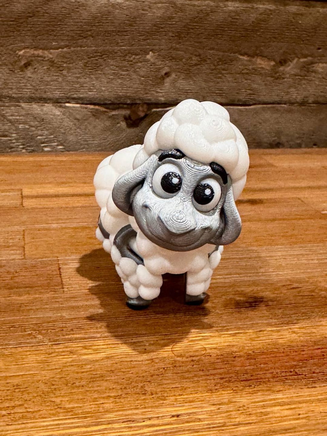 3D Printed Sheep Figurine - Cute Farm Animal Decor, Articulated Sheep ...