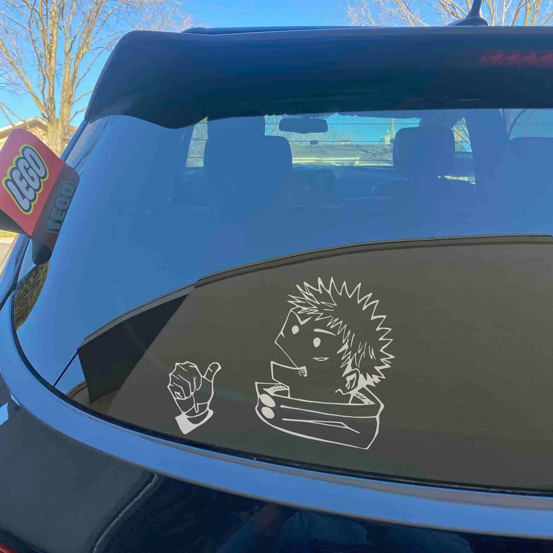 Yuji Vinyl Decal Anime Car Decal, Car Accessories, Luggage Stickers ...