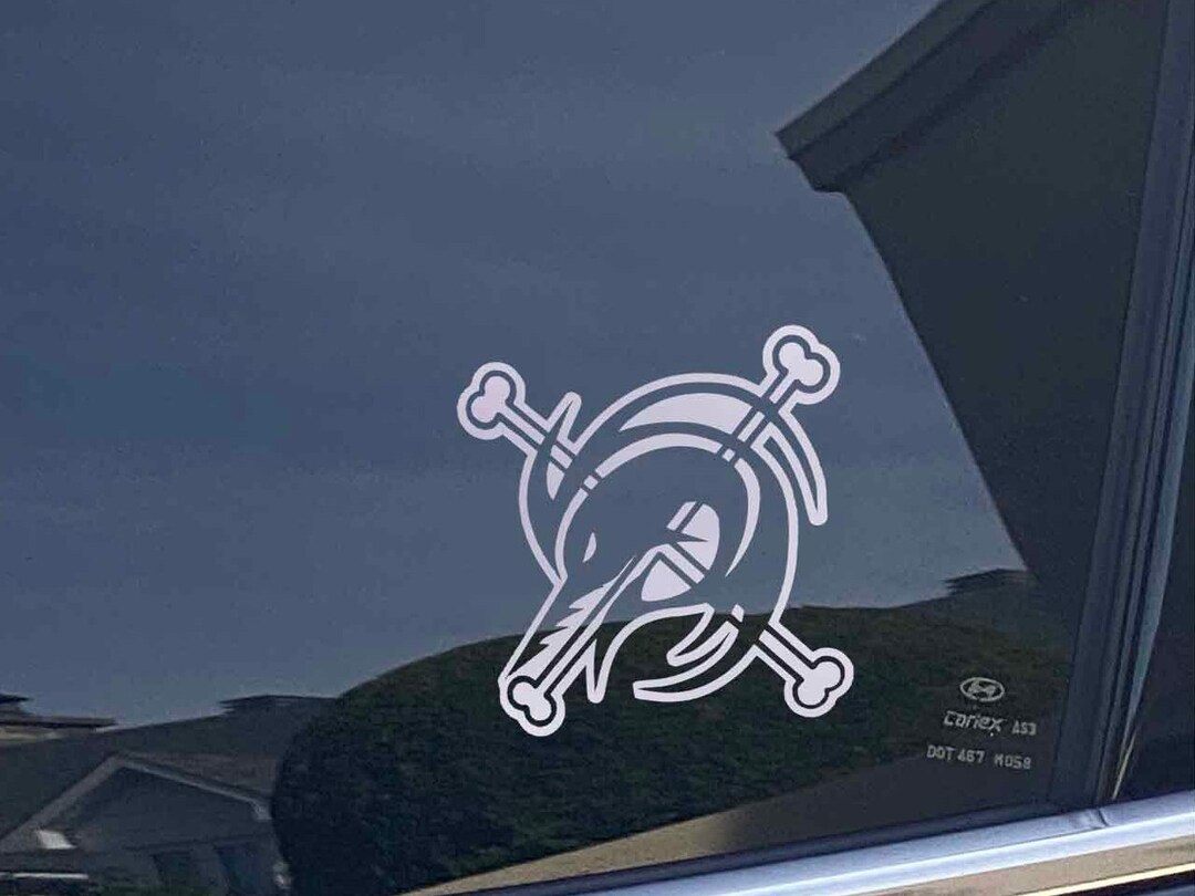 Arlong Pirates Jolly Roger Decal Car Accessories, Vinyl Sticker Anime ...