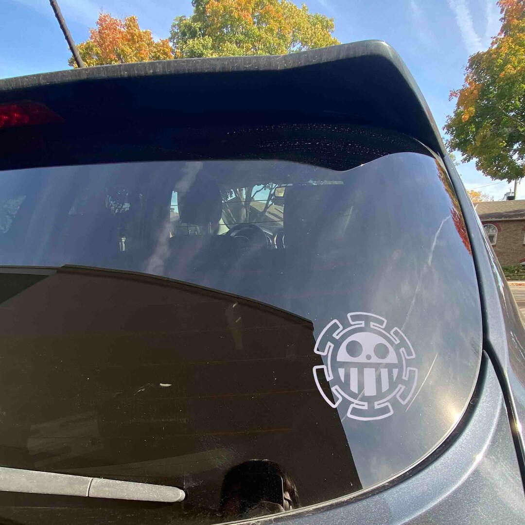 Heart Pirates Jolly Roger Car Decals Vinyl Sticker One Piece - Etsy