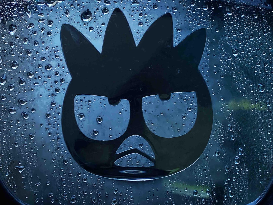 Customized Mirror Peeker Badtz-maru Cute Mean Face, Handmade Gifts Cute ...