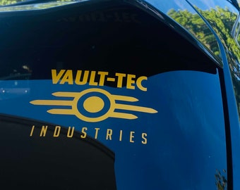 Vault-tec fallout Vinyl Decal Sticker - Etsy