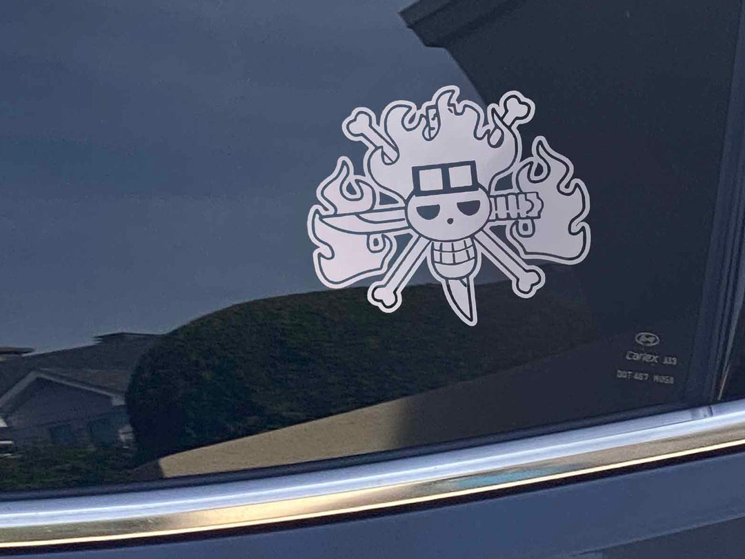 Kid Pirates Jolly Roger Car Decals Vinyl Sticker One Piece - Etsy
