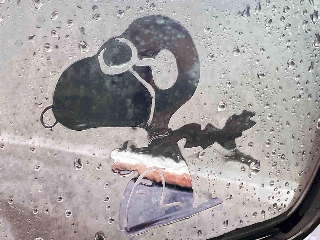 Customized Mirror Peeker Snoopy Flying Ace Pilot, Handmade Gifts Car ...