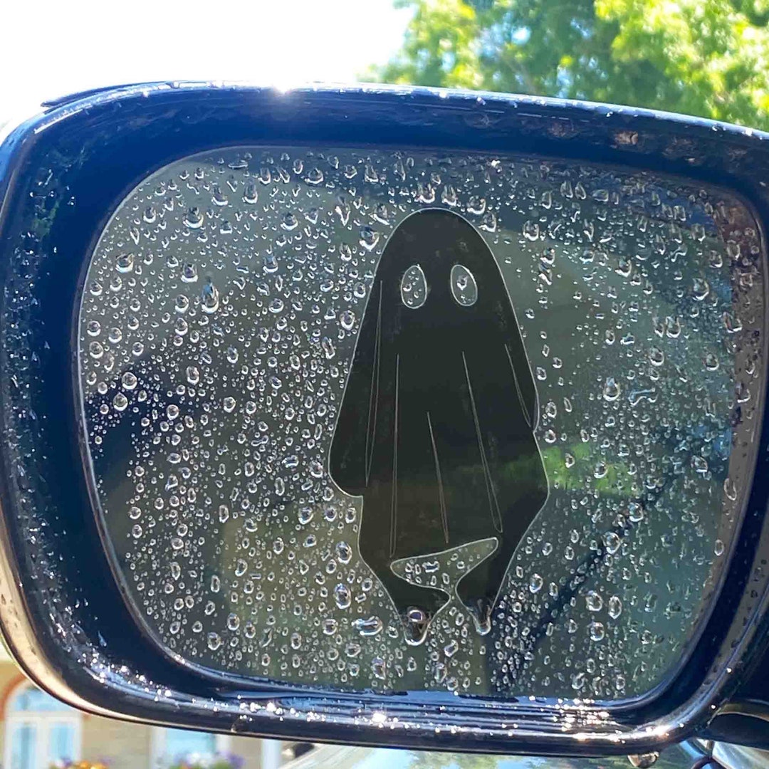 Cute Ghost Mirror Peeker Halloween Car Accessories, Anti Fog & Rain ...