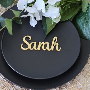 Personalised Laser Cut Place Names Table Names Wedding - Etsy Australia