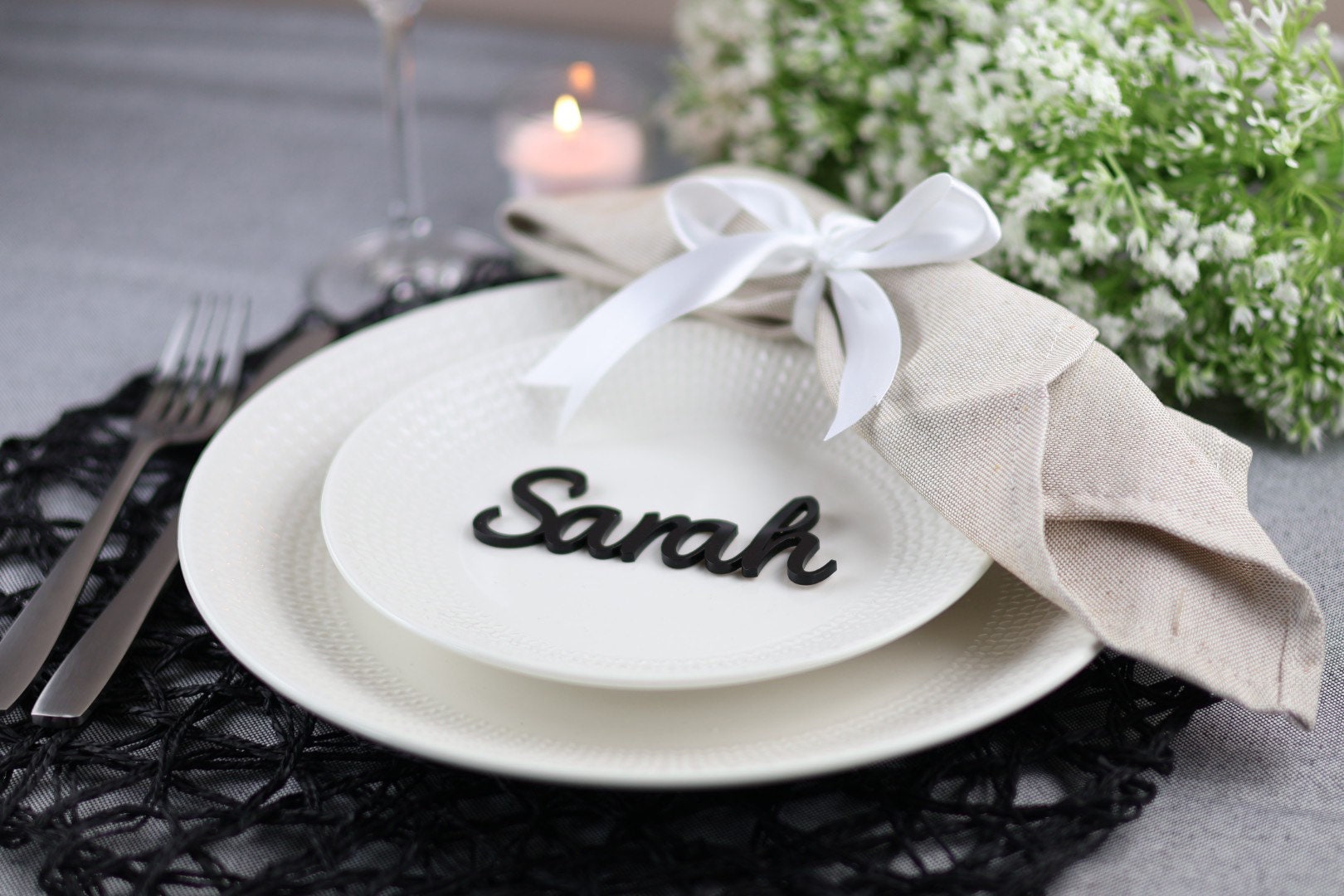 Personalised Laser Cut Place Names | Table Names | Wedding Favours ...
