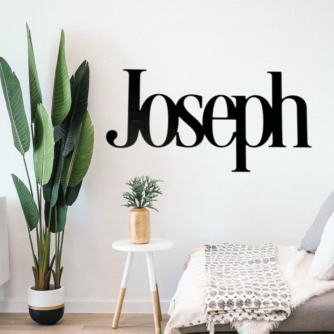 Personalised Acrylic Name Wall Plaque Sign | Nursery Baby Kids Room ...