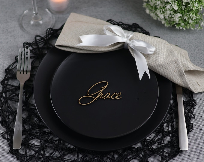 MDF Laser Cut Names | Wedding Place Names | Table Decoration | MDF ...