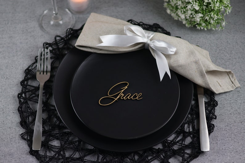 MDF Laser Cut Names Wedding Place Names Table Decoration - Etsy Australia