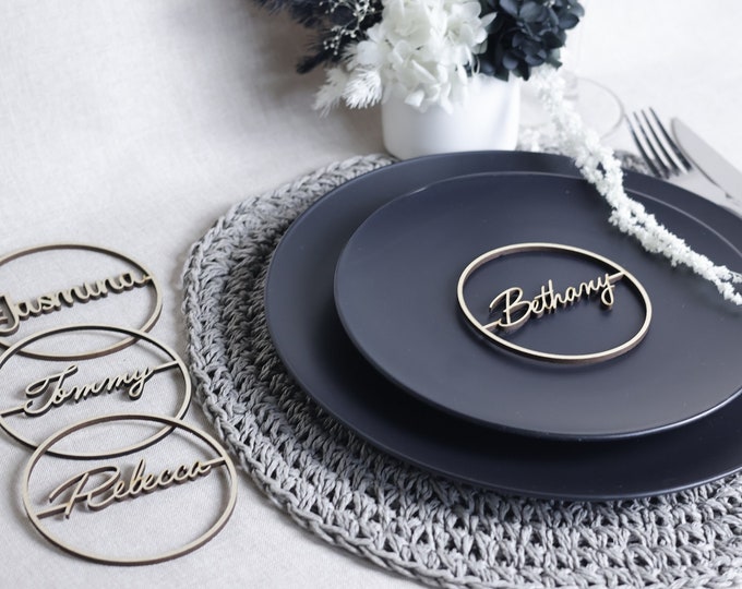 MDF Laser Cut Names | Wedding Place Names | Table Decoration | MDF ...