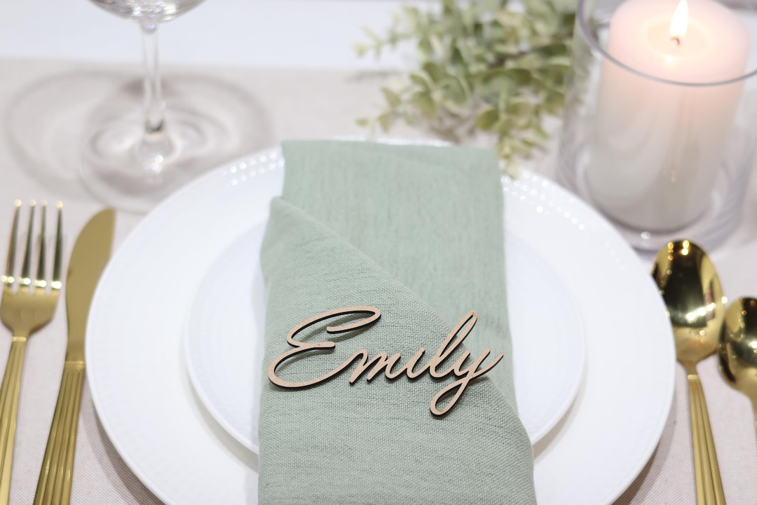 MDF Laser Cut Names | Wedding Place Names | Table Decoration - Etsy