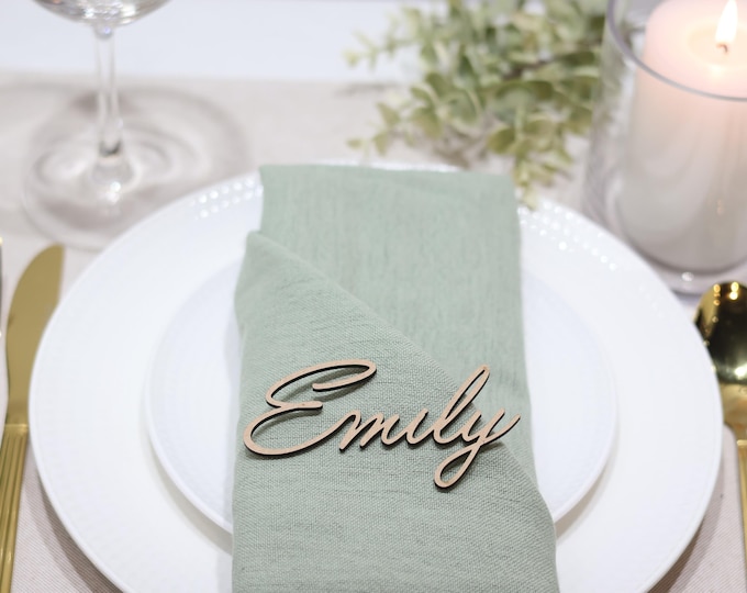 MDF Laser Cut Names | Wedding Place Names | Table Decoration | MDF ...