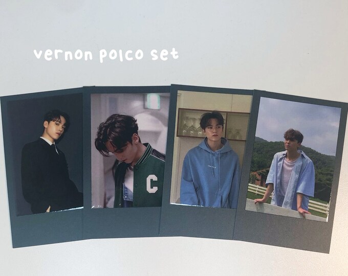 Seventeen Polcos Set | Kpop Polaroid | Seventeen Photo Cards | Vernon ...
