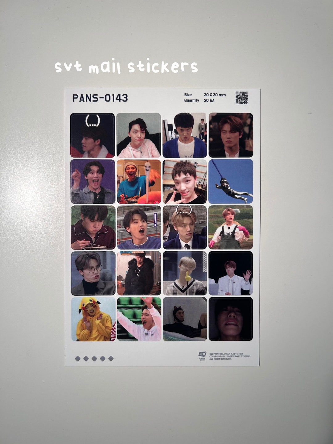 Seventeen Mail Stickers I Svt Meme I Kpop Stickers I Dino Seventeen - Etsy
