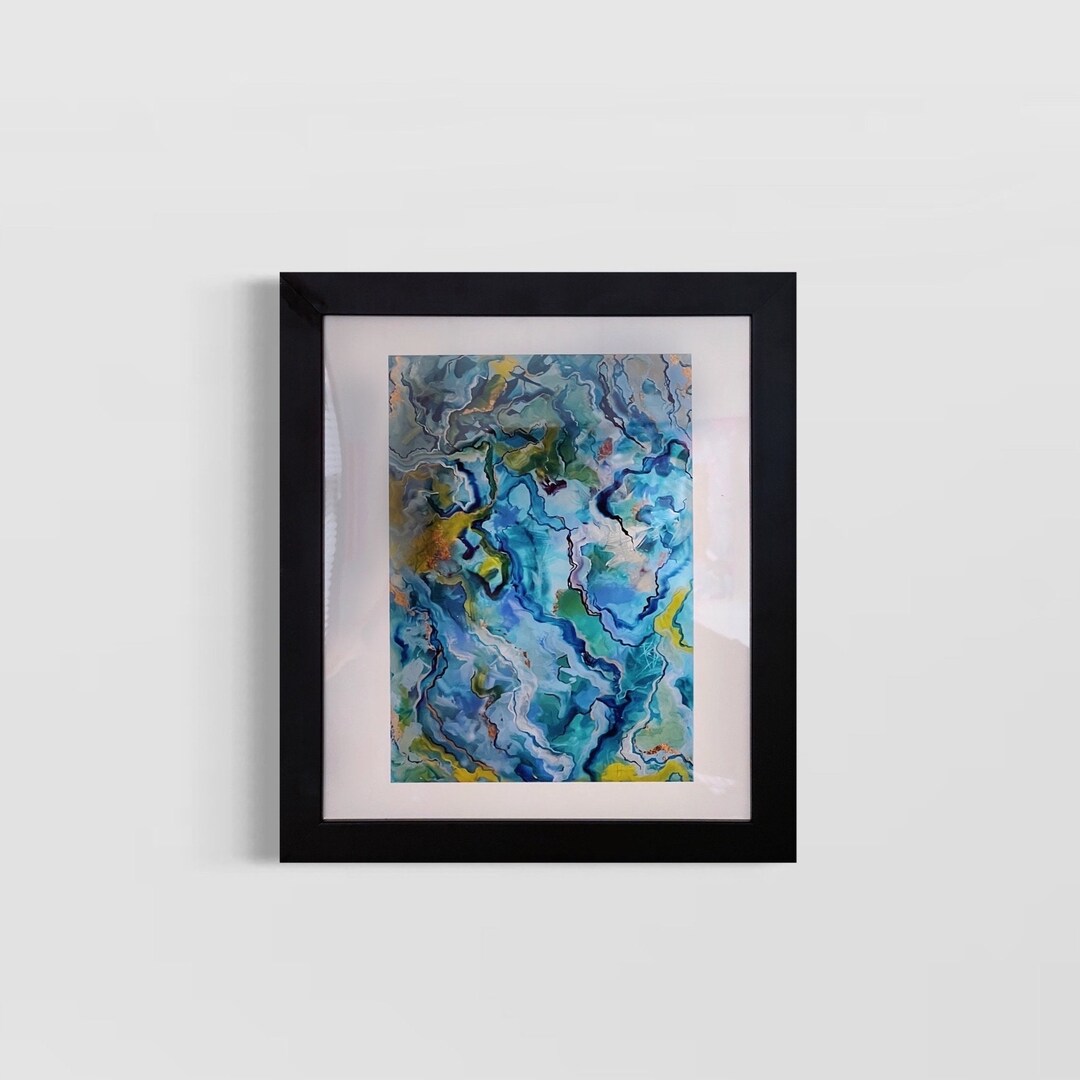 Framed Geode Print - Etsy