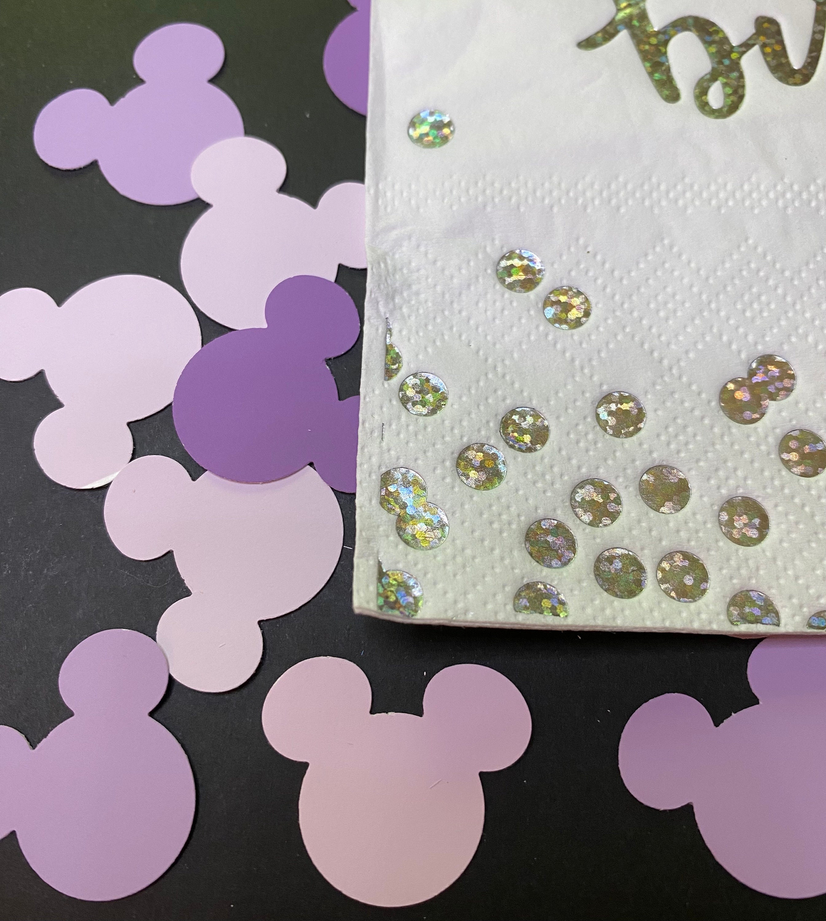 Purple Ombré Mickey Mouse Confetti - Etsy