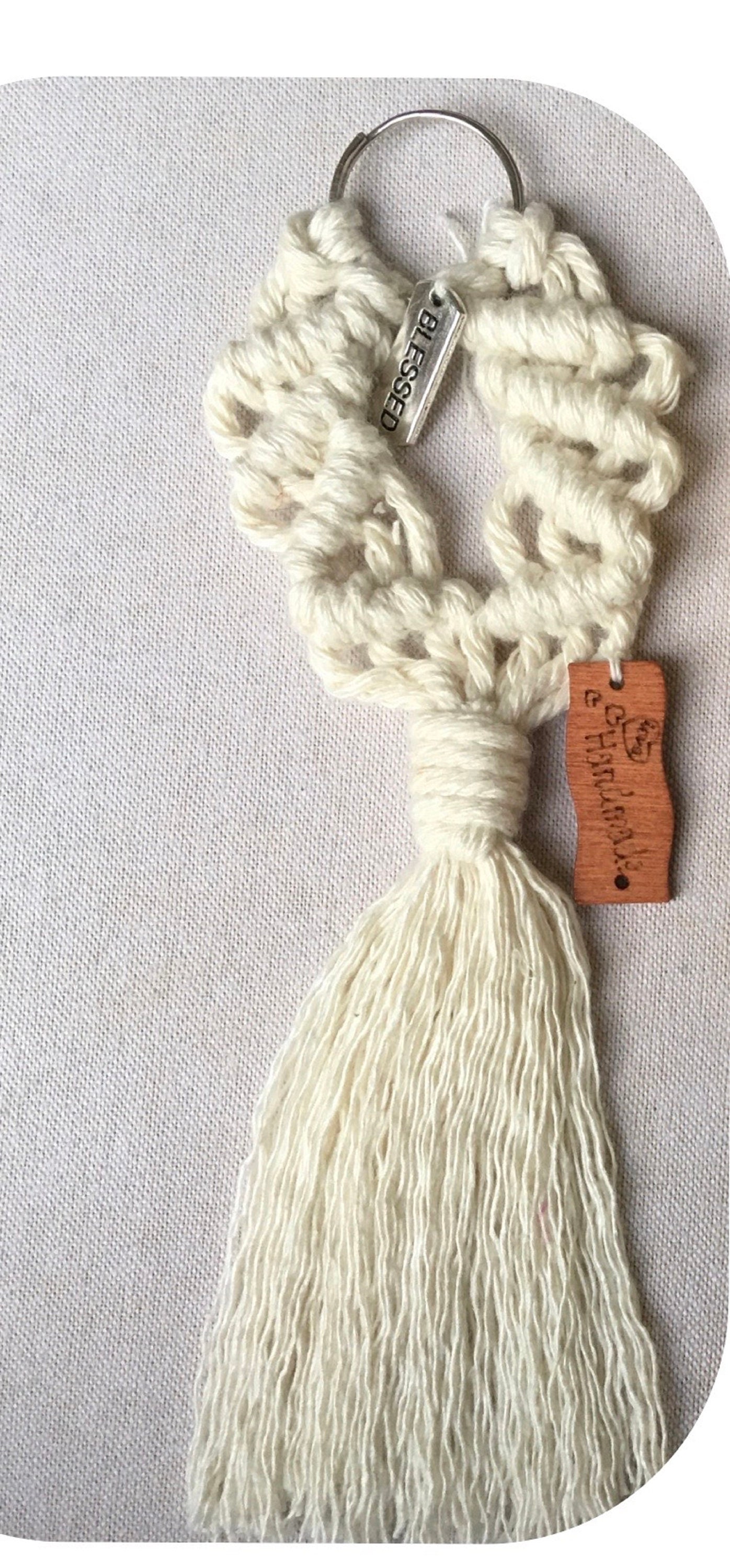 Macrame Keyring DIY Kit Beautiful Design With Step-by-step | Etsy