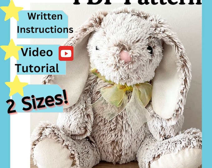 Adorable Teddy Bear DIY Pattern (digital File) and Online Tutorial ...