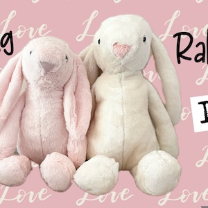 Rabbit Sisters DIY Pattern , Written Instructions and Online Tutorial ...