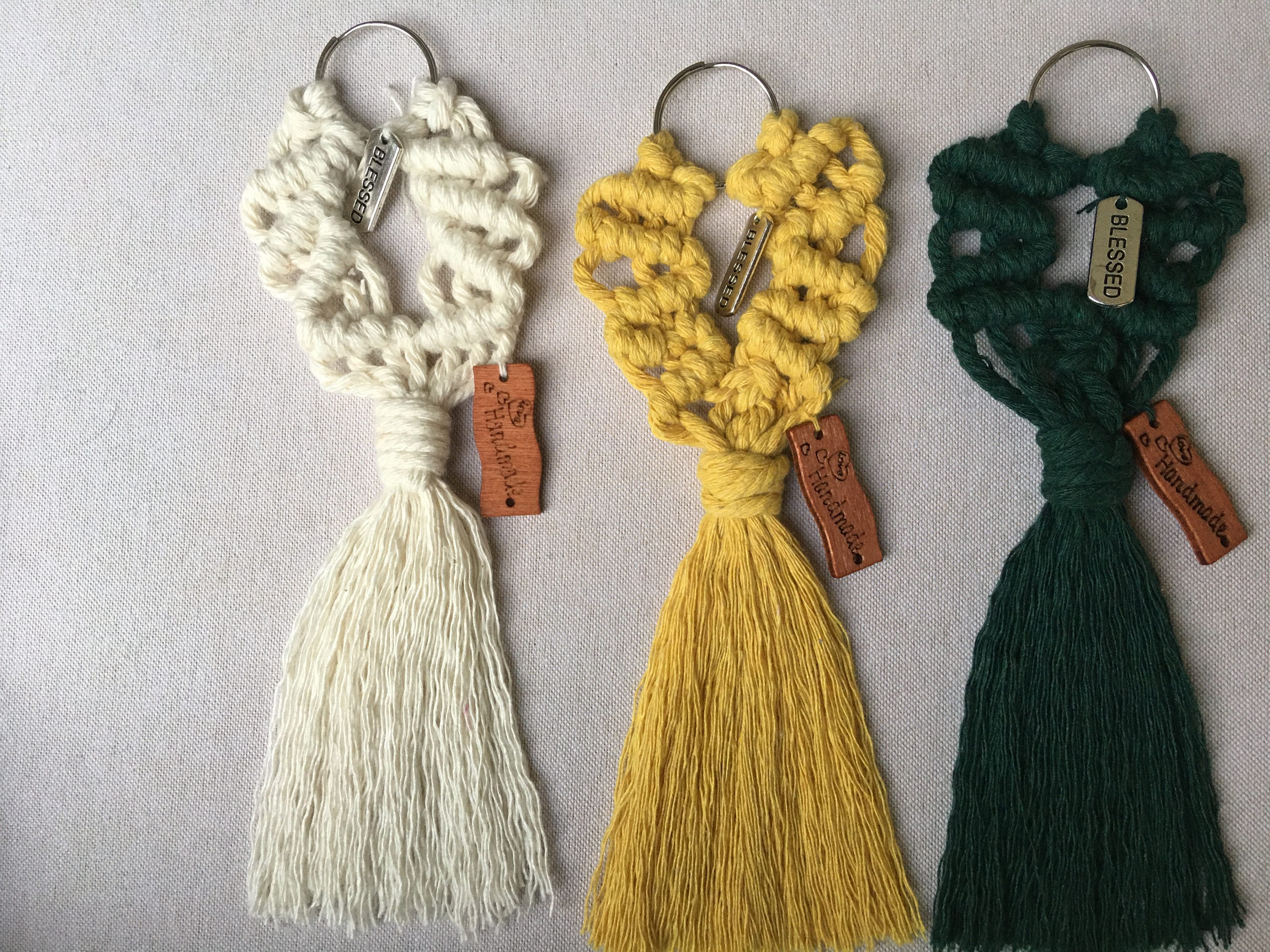 Macrame Keyring DIY Kit Beautiful Design With Step-by-step | Etsy