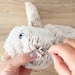 Adorable Bunny Rabbit Plush DIY Pattern digital File, Written ...