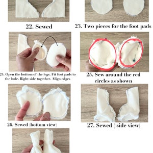 Rabbit Sisters DIY Pattern , Written Instructions and Online Tutorial ...