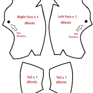 Puppy DIY Pattern , Written Instructions and Online Tutorial (2 Sizes ...