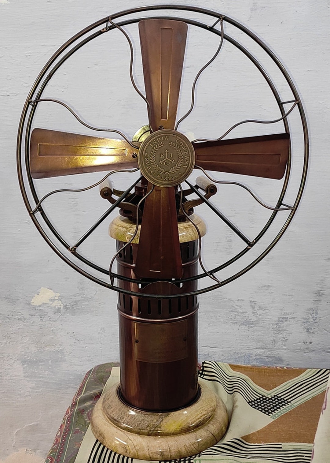 Antique Steam Operated Fan Fully Working Fan Decorative Museum Fan 26 ...