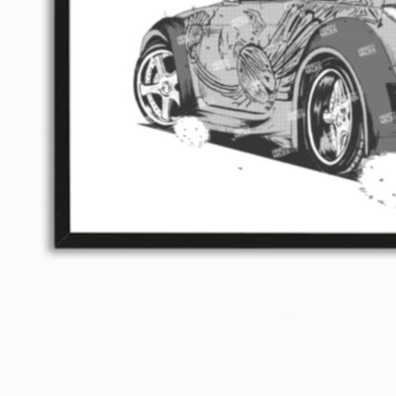 Takashi DK VEILSIDE Nissan 350Z Print, Poster, Automotive Art, Comic ...