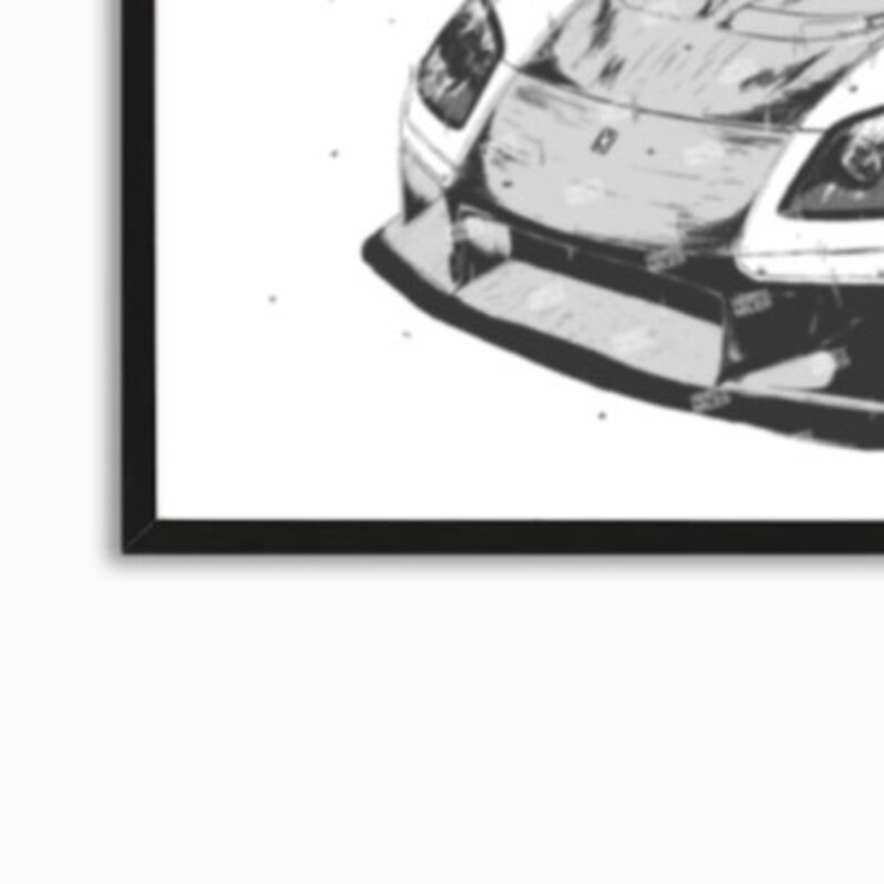 Han's VEILSIDE Mazda RX-7 Print, Poster, Automotive Art, Comic Art - Etsy