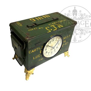 Old Military Tool Box Table Clock Fully Functional AA/AAA - Etsy