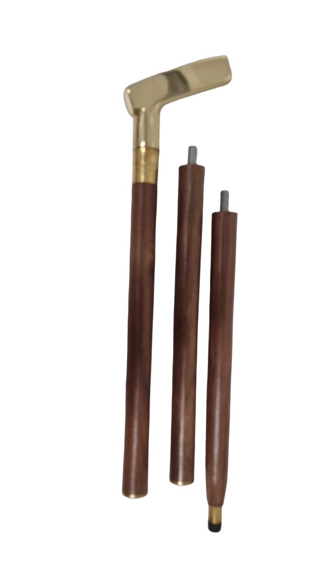 Brass Golf Putter Handle Walking Stick - Etsy