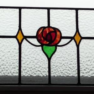 Outstanding Renovated Compact Victorian Stained Glass Panel - Etsy