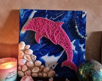 String Art Dolphin - Etsy