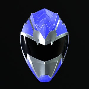 Power Rangers Hyper Force Blue Helmet 3D Model - Etsy