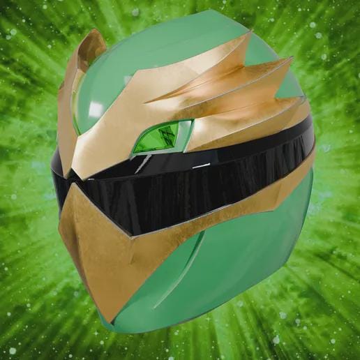 No.1 Sentai Gozyuger Green Gozyueagle Helmet 3D Model - Etsy