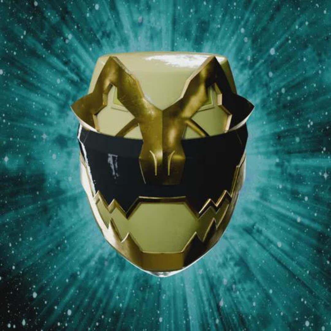 No.1 Sentai Gozyuger Yellow Gozyutyranno Helmet 3D Model - Etsy