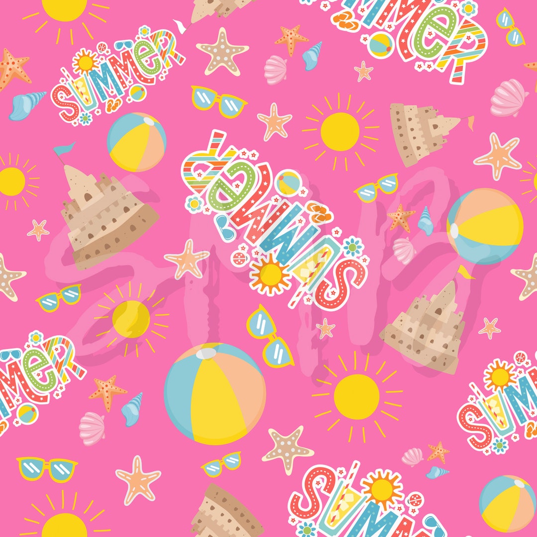Summer Fun Beach Seamless File - Etsy