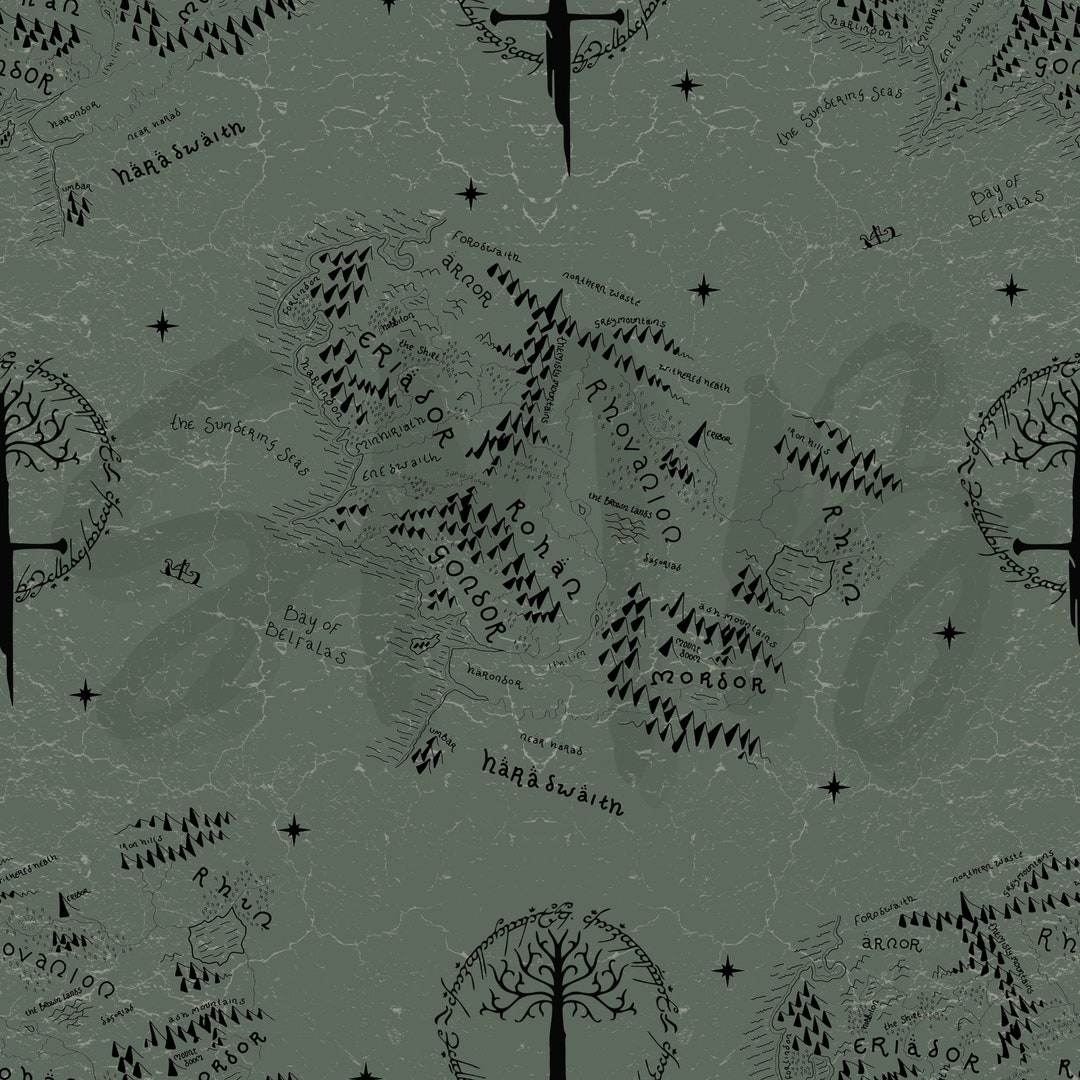 LOTR Seamless File - Etsy