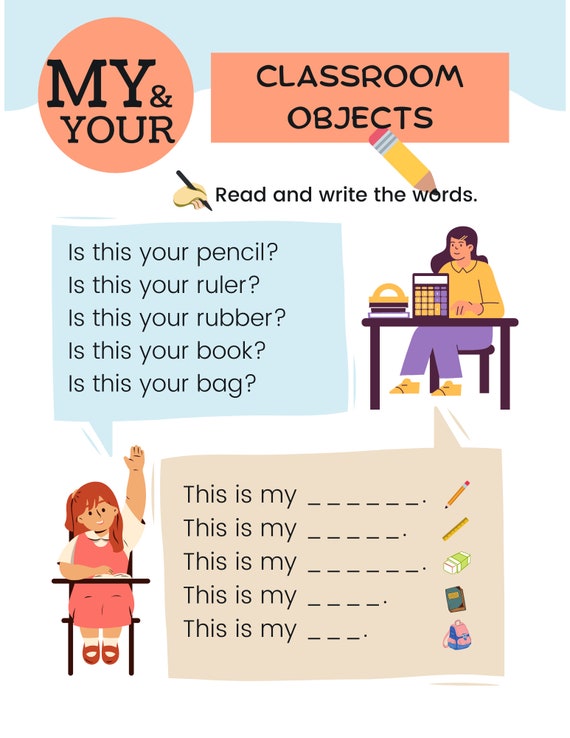 School Work for Kids - Etsy