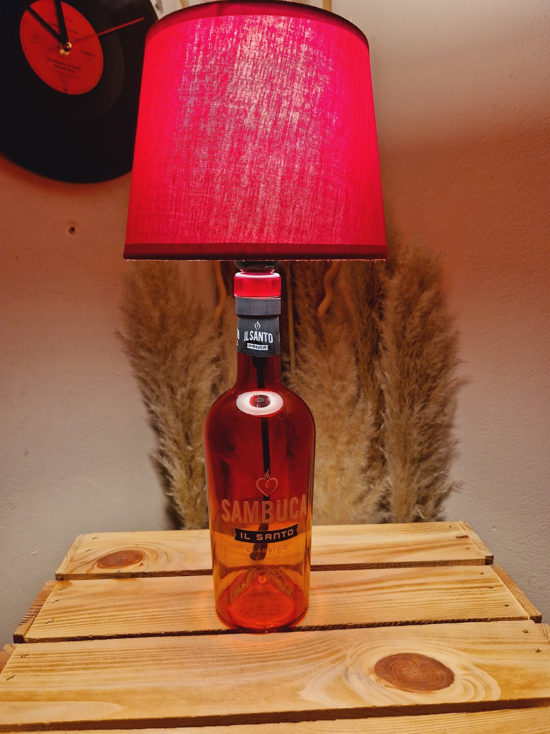 Sambuca Il Santo Table Lamp Bottle Lamp Lamp Bottle Bottle Lamp ...