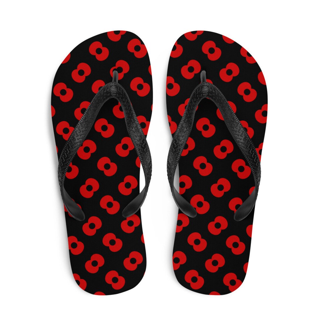 Poppy Collection Flip-flops - Etsy